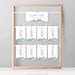 Mountain Seating Cards, Rustic Seating Chart, Pine Tree Seating Plan ...