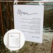Minimalist Menu Sign, Printable Wedding Dinner Menu Poster, 100% ...