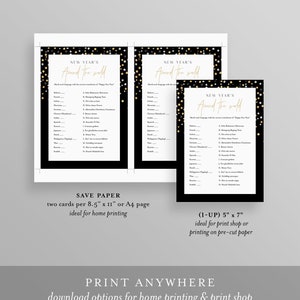 Around the World Game, Printable New Years Party, Guess the Language ...