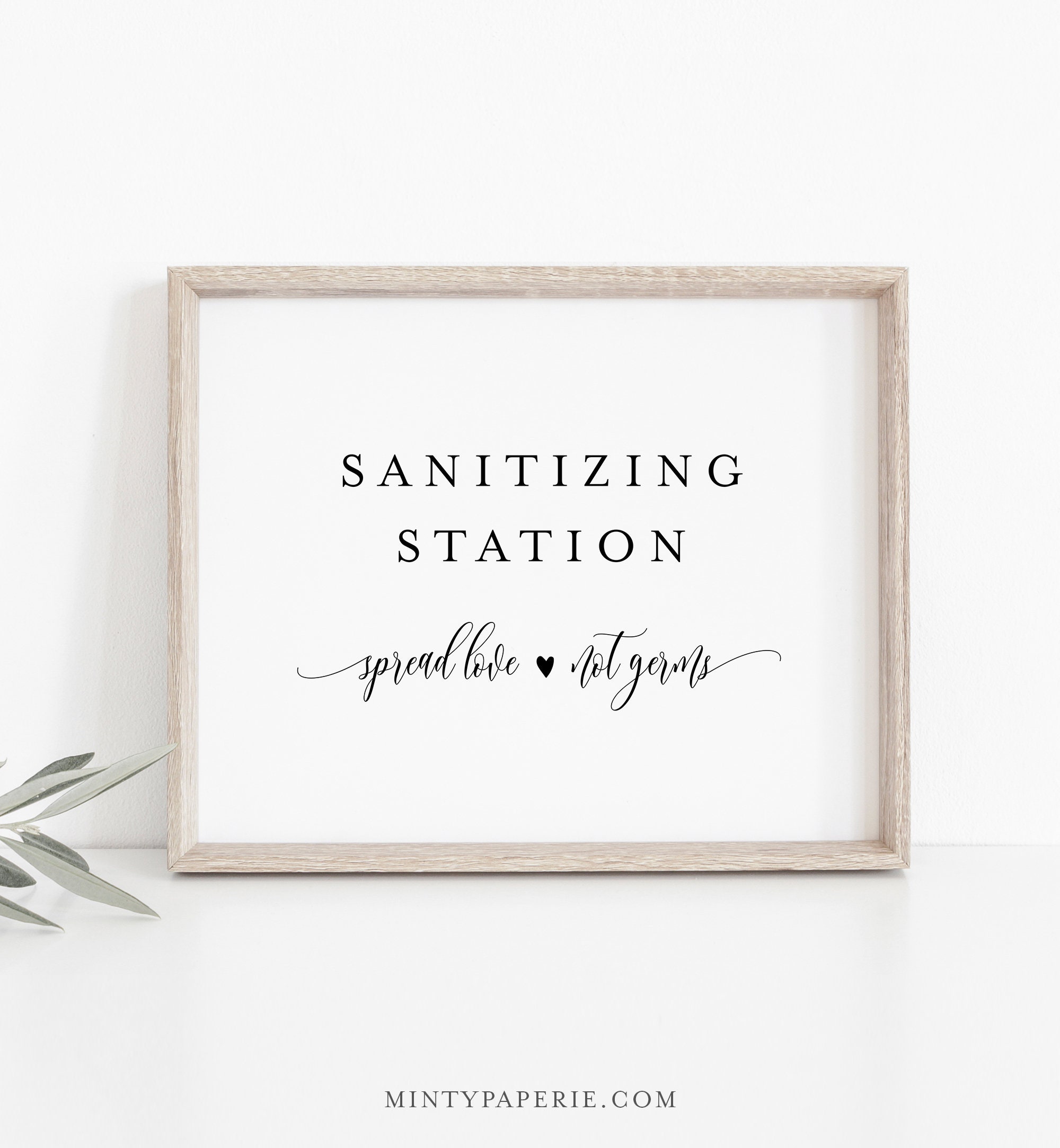 Digital Prints Art & Collectibles Prints Please Sanitize Sign ...