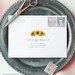 Sunflower Envelope Template, DIY Printable Rustic Wedding Address ...