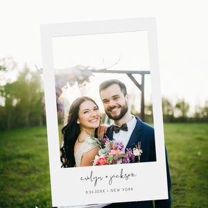 Minimalist Photo Prop Frame, Wedding Photo Booth Frame, Bridal Shower ...