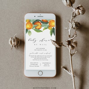 Baby Shower by Mail Template, Social Distance Quarantine Baby Shower ...