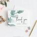 Eucalyptus Thank You Card Template, INSTANT DOWNLOAD, 100% Editable ...