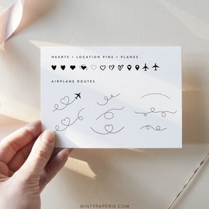 Travel Welcome Letter & Timeline Template, World Map, Destination ...