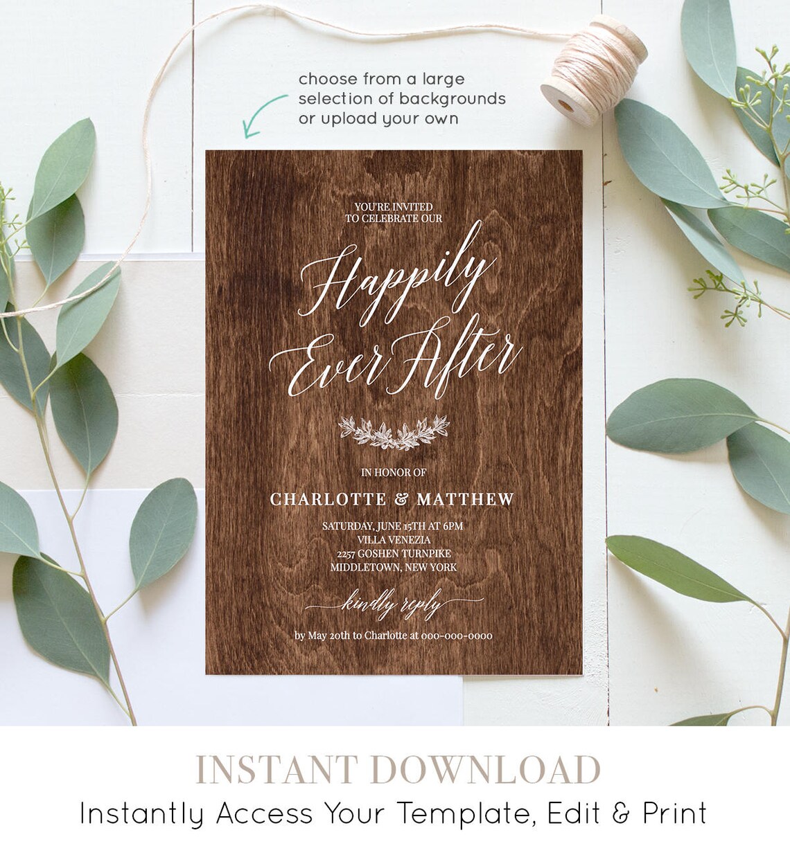 Wedding Reception Party Invitation Post Wedding Celebration - Etsy