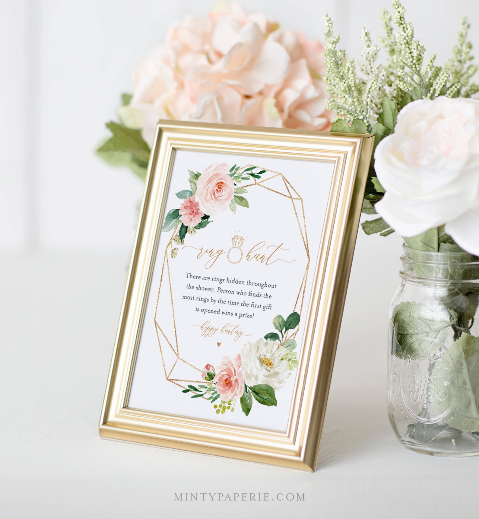 Ring Hunt Game Bridal Shower Game Printable & Editable Ring - Etsy