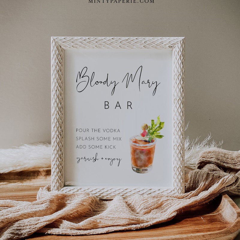 Bloody Mary Bar - Etsy