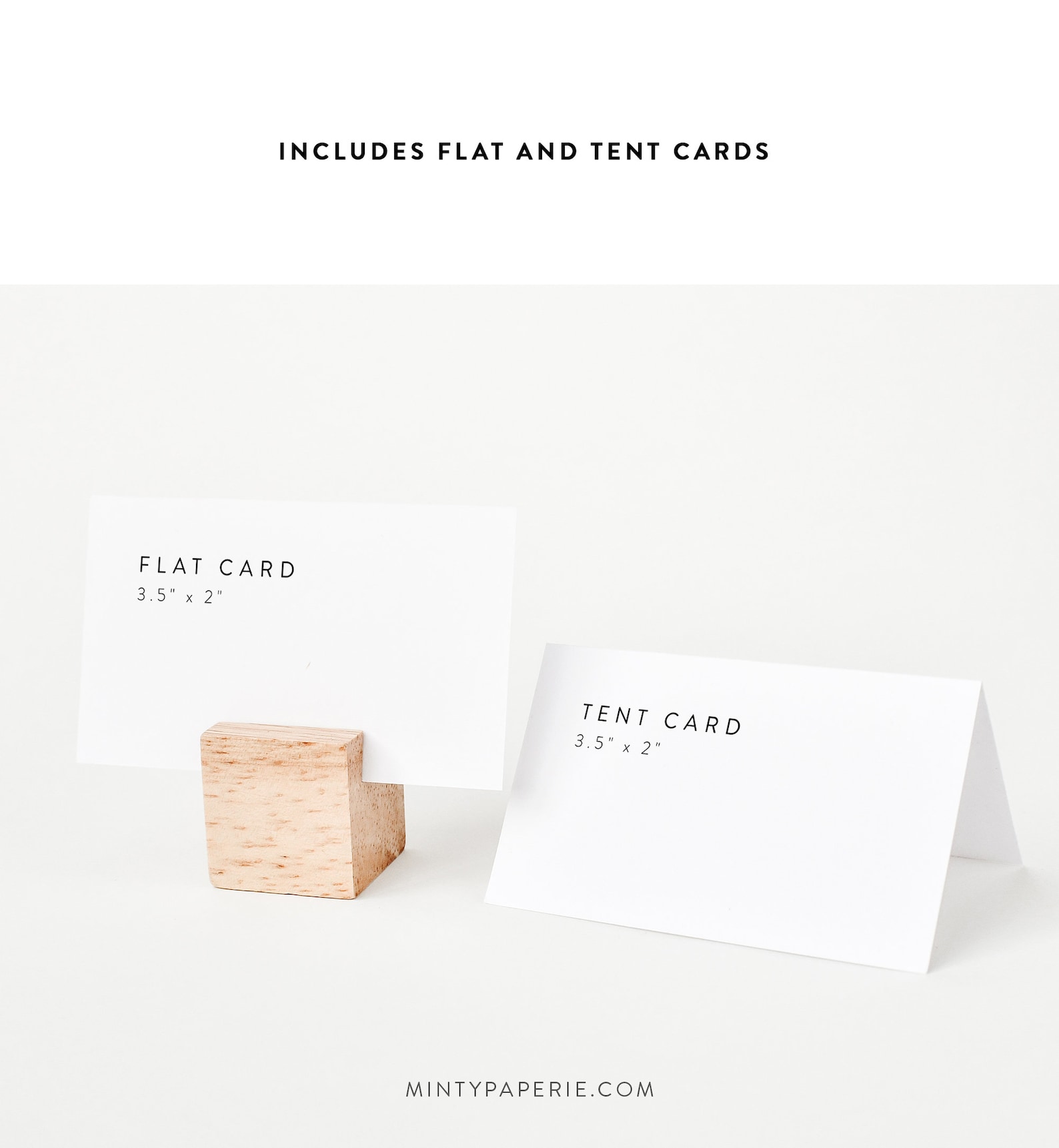 Minimalist Place Card Template Printable Modern Simple - Etsy