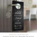 Door Hanger Template, Wedding Welcome Letter / Note, Printable Do Not ...