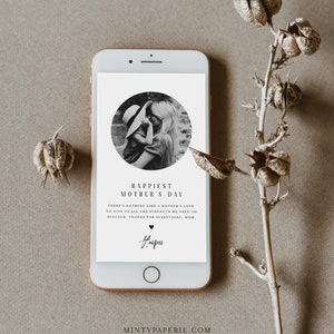 Photo Mother's Day Card, Insert Your Own Image, Personalized Mothers ...