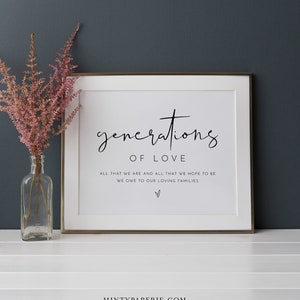 Generations of Love Sign, All That We Are All That We Hope to Be ...
