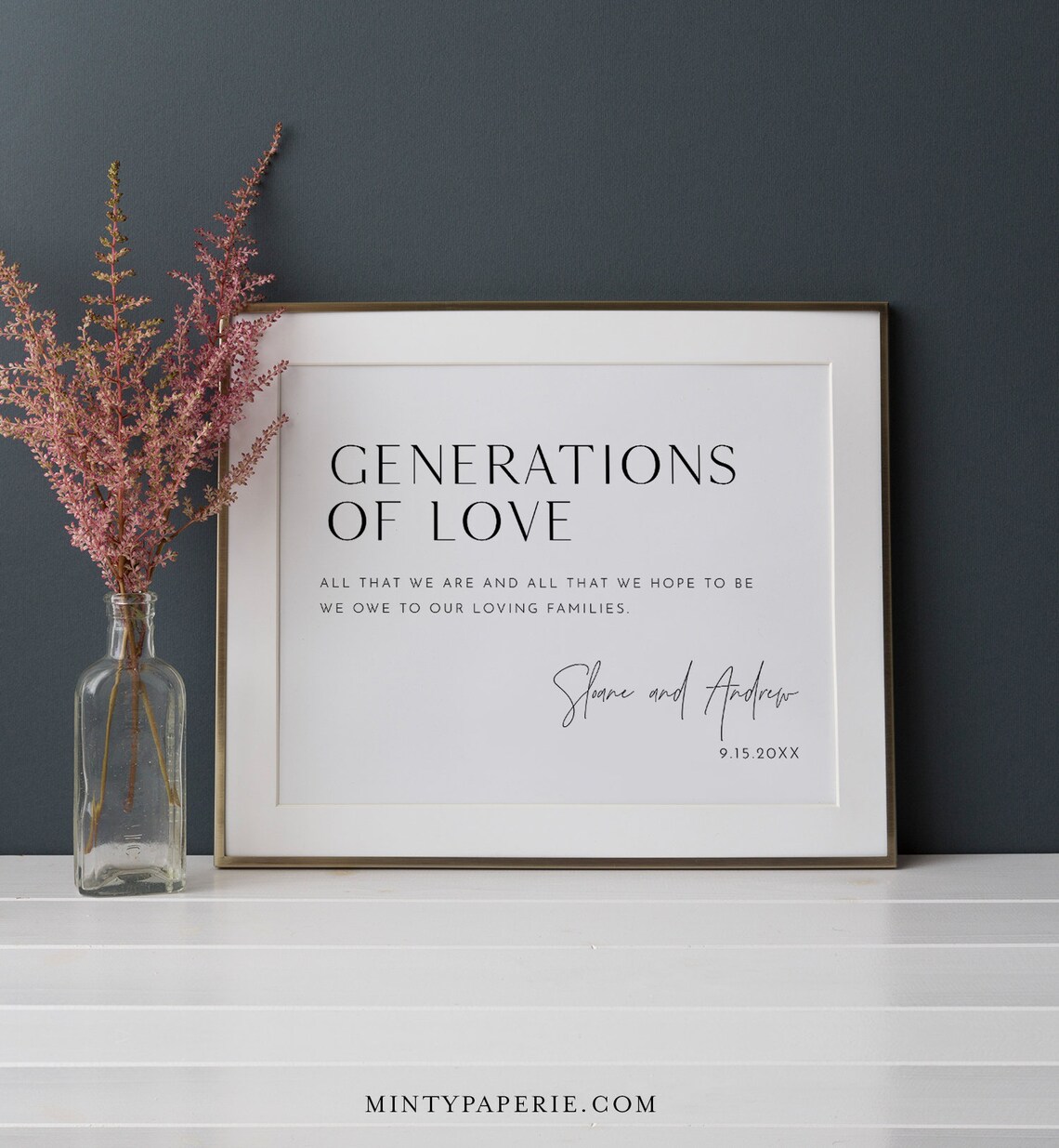 Generations of Love Sign All That We Are All That We Hope to - Etsy