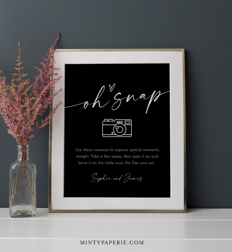 Disposable Camera Sign Can't Wait to See What Develops - Etsy