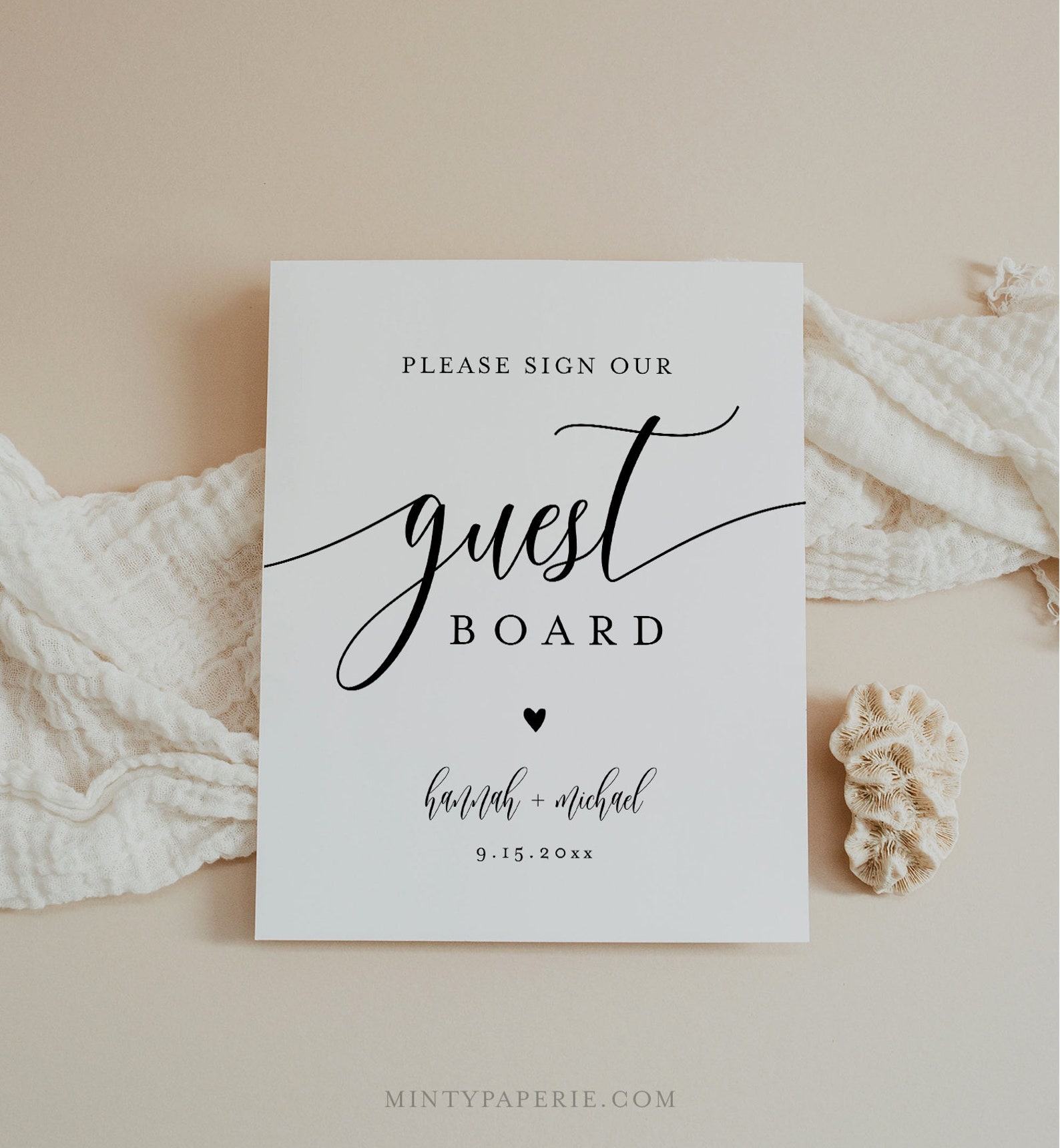 Wedding Guest Board Sign, Please Sign Our Guest Board, Guest Book ...