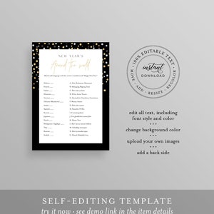 Around the World Game, Printable New Years Party, Guess the Language ...