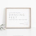 Flip Flop Sign, Wedding Dancing Feet Sign, Dance Floor Sign, Printable ...