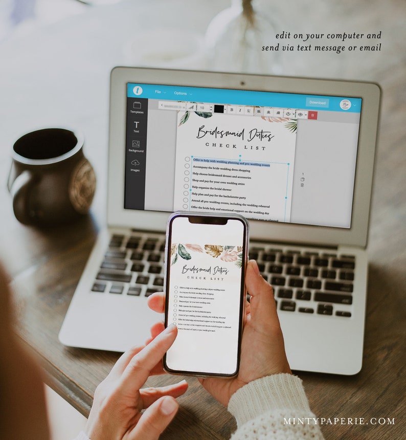 Bridesmaid Duties Checklist, Maid of Honor Duties, Bridal Party Info ...