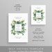 Eucalyptus Welcome Sign Template, Printable Greenery Wedding or Bridal ...
