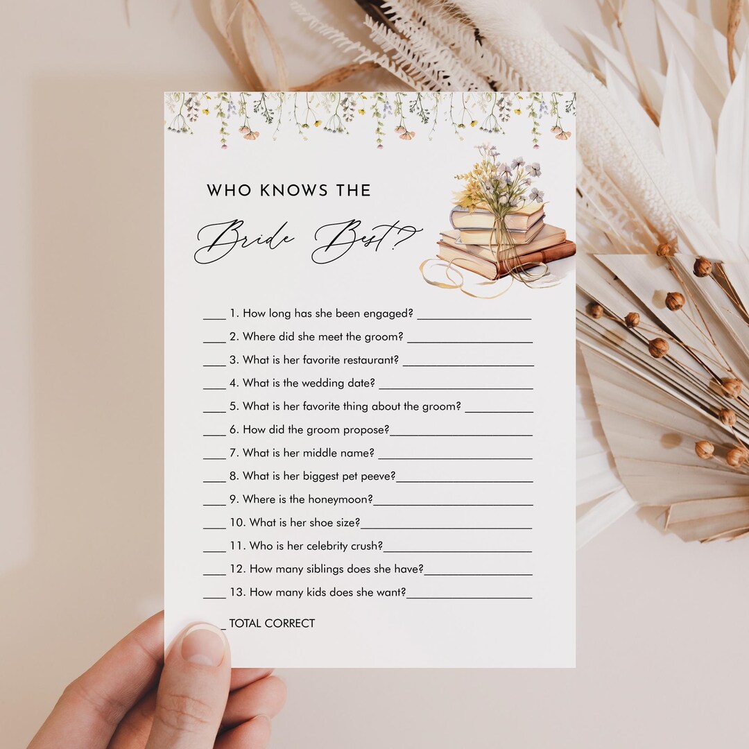 How Well Do You Know the Bride, Who Knows the Couple Best, New Chapter ...