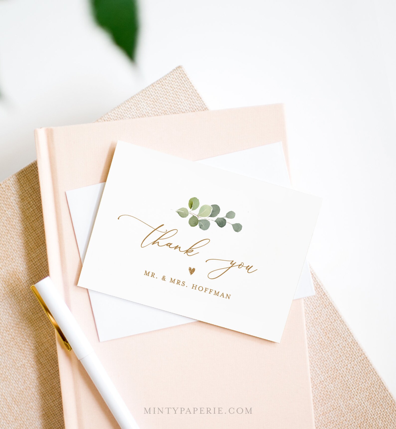 Greenery & Gold Wedding Bundle, Wedding Essential Templates, Invitation ...