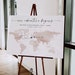 Travel Welcome Sign, World Map, Destination Wedding, Bridal Shower ...