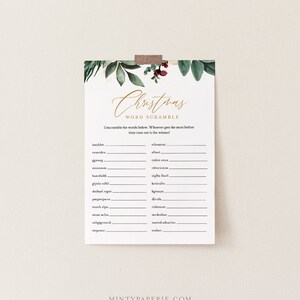 Christmas Game Bundle, Holiday Party Games, Family Fun, 12 Editable ...