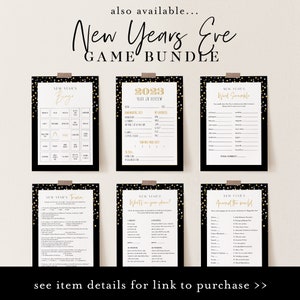 New Years Word Scramble Game, Printable New Years Eve Party Puzzle ...