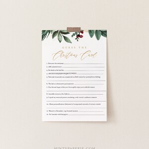 Christmas Game Bundle, Holiday Party Games, Family Fun, 12 Editable ...