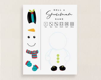 Christmas Dice Game Printable - Etsy