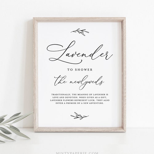 Minimalist Lavender Toss Sign Editable Template Printable - Etsy