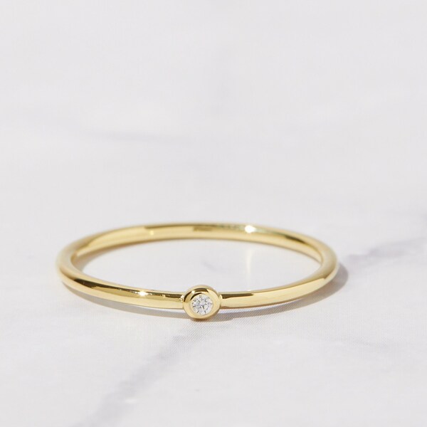 Thin Gold Ring - Etsy