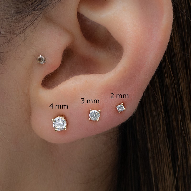 Mens Jewel Stud Earrings - Etsy