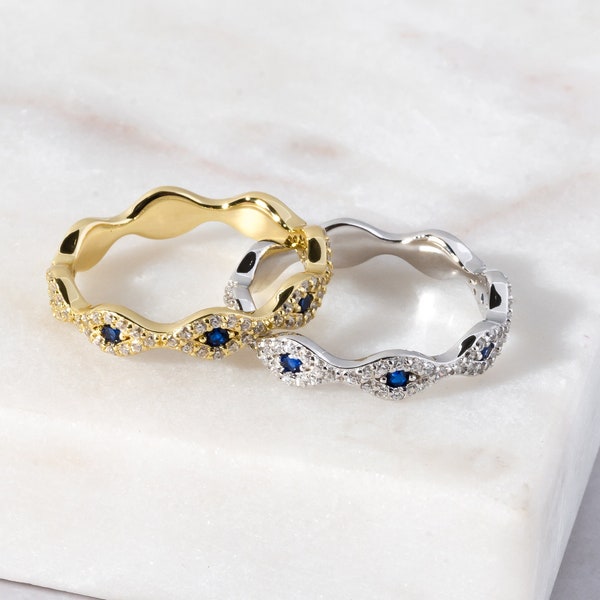 Evil Eye Ring - Etsy