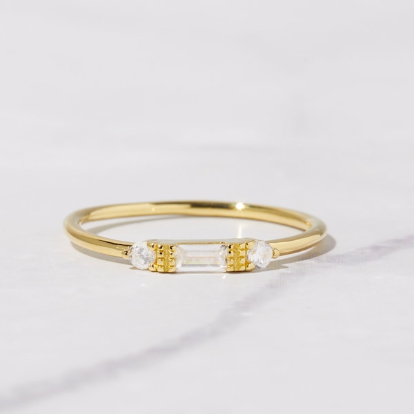 Delicate Stack Ring - Etsy