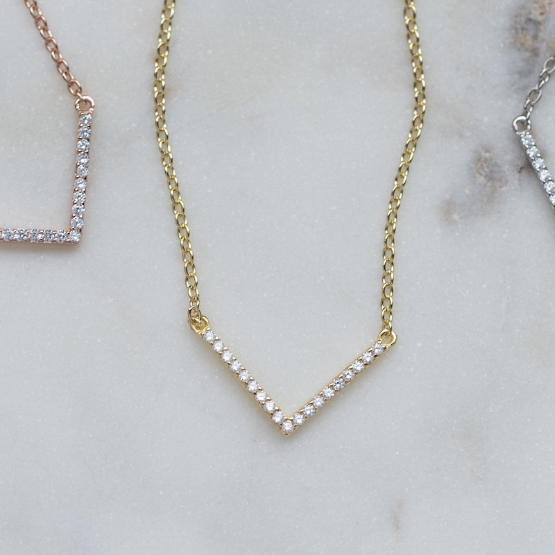 Chevron Necklace - Etsy