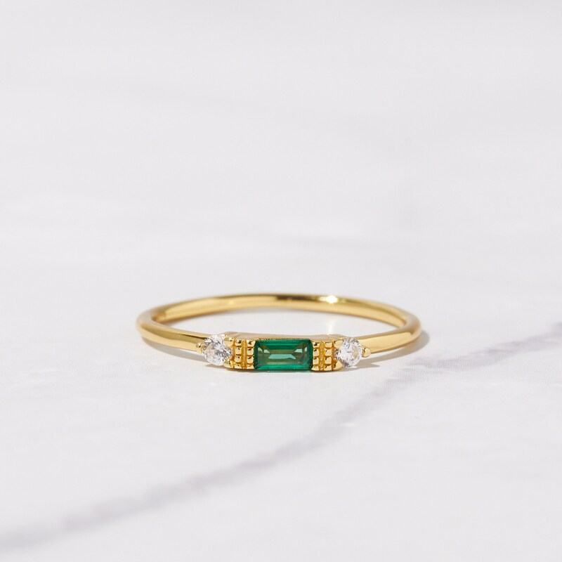 Emerald Ring - Etsy