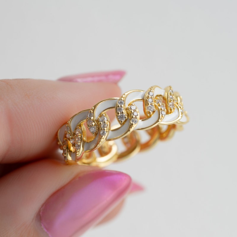Chain Ring - Etsy