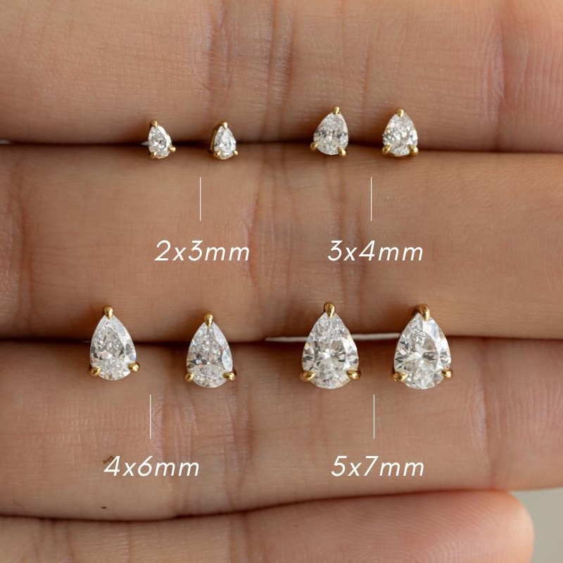 Pear Drop Lab Diamond - Etsy