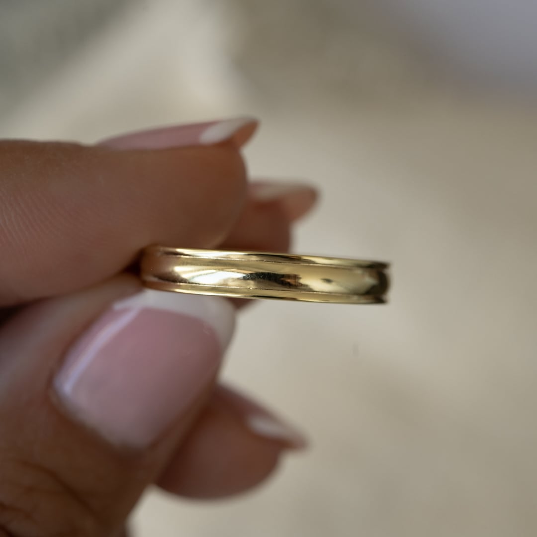 Gold Band, Simple Ring, Minimalist Ring Dainty Ring Plain Ring Simple ...