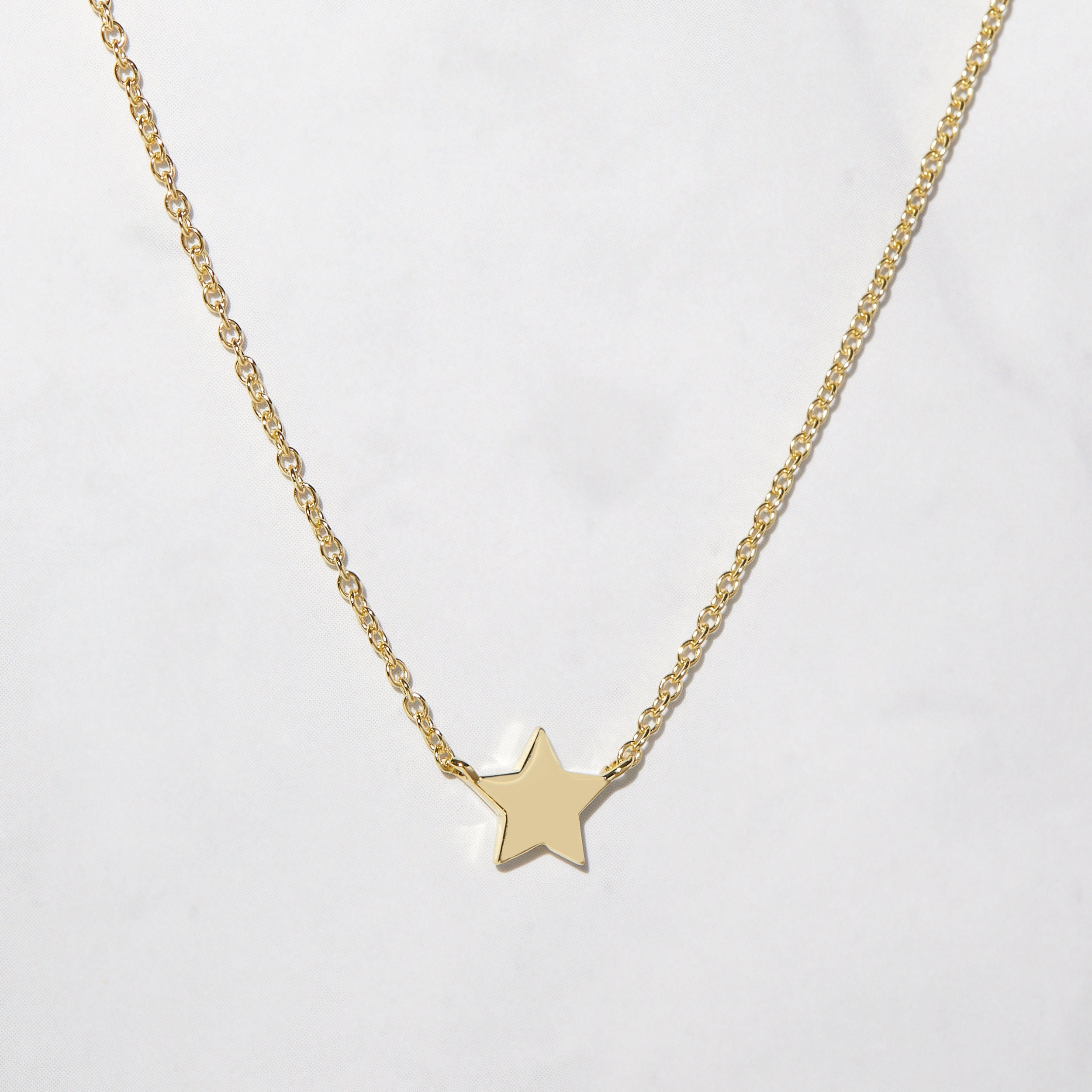Star Necklace Gold Star Necklace Silver Star Necklace - Etsy