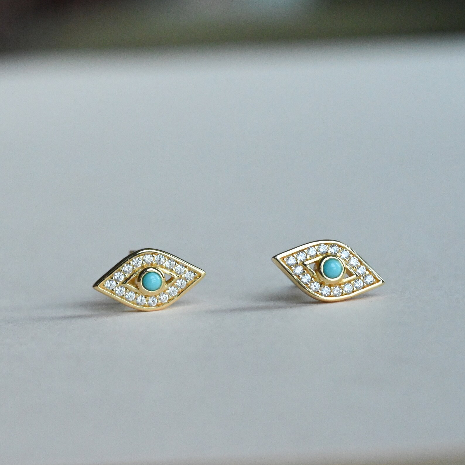 Evil Eye Earrings Evil Eye Stud Earrings Evil Eye Jewelry - Etsy