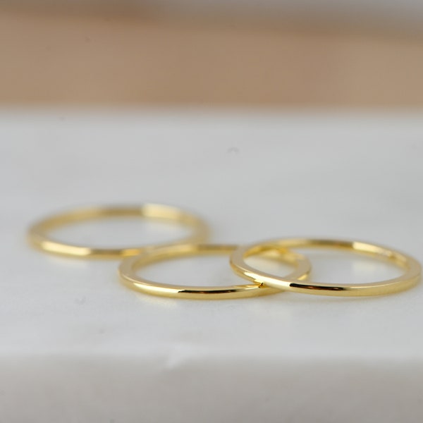 Thin Gold Ring - Etsy
