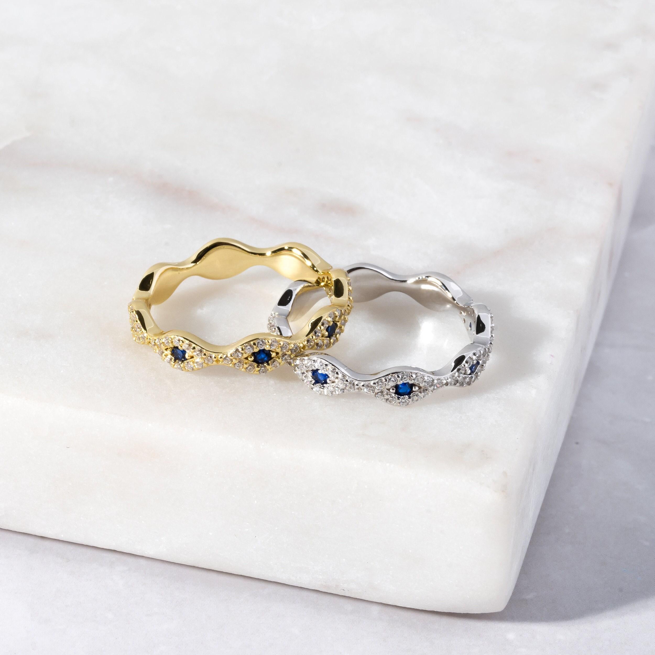 Evil eye eternity ring store