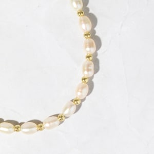 GENUINE Freshwater Pearl Bracelet, Pearl Jewelry, Bridesmaid Gift, Wedding Jewelry, Beaded Pearl ...