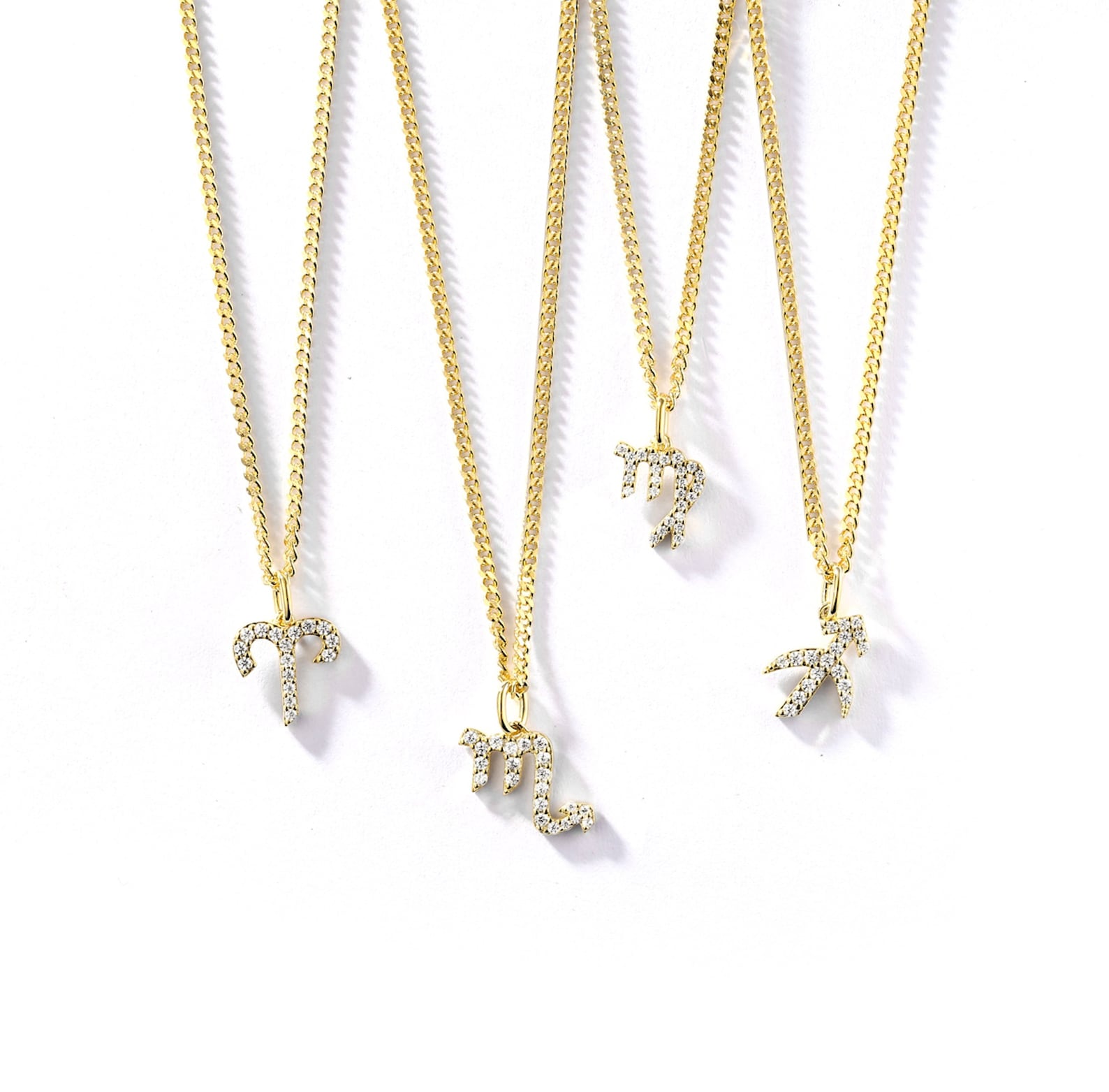 Aries Necklace Aries Zodiac Sign Necklace Zodiac Necklace - Etsy