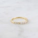 Dainty CZ Stacking Ring, Gold Minimalist Ring, CZ Ring, Simple Diamond ...