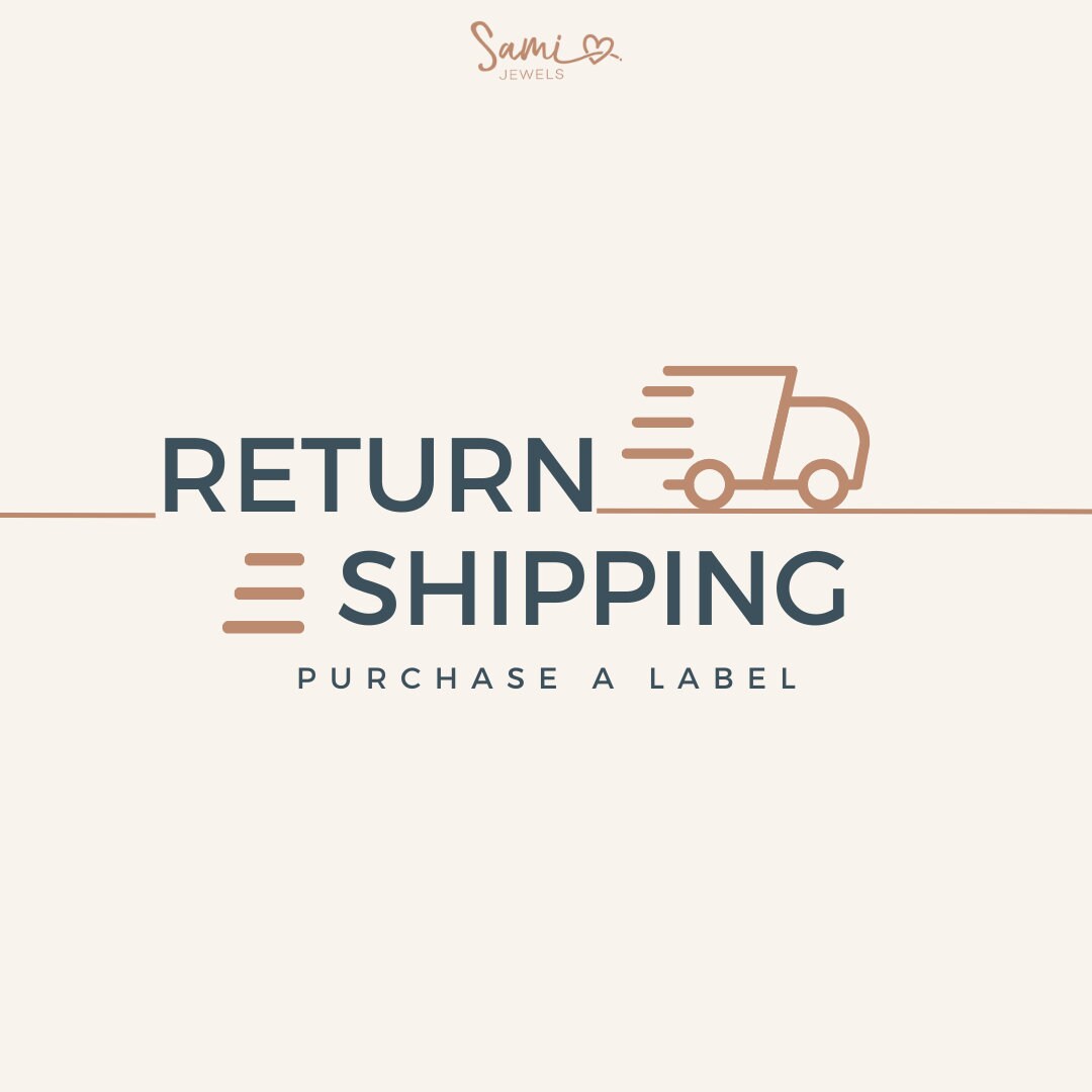 Sami Jewels Return Shipping Label for At-home Printing - USA Only! - Etsy