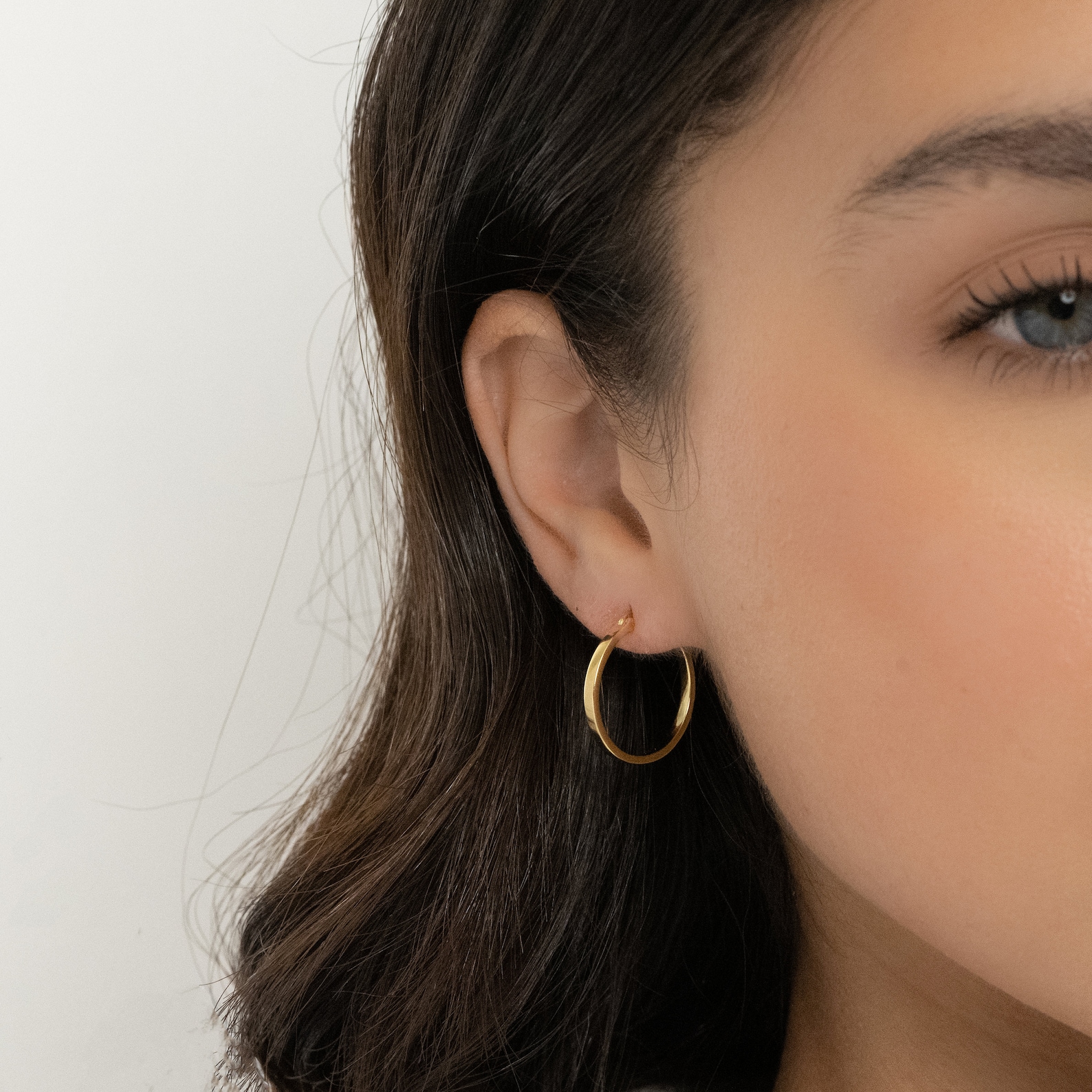 Gold Hoop Earrings, Small Gold Hoop Earring, Dainty Hoop Earrings, Hoop ...