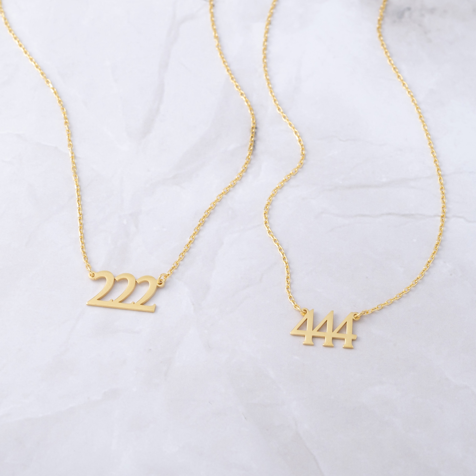 Angel Number Necklace 111 222 333 Custom Necklace - Etsy